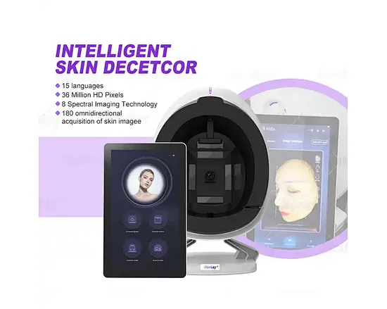 Ai Intelligent Colorful 3d Digital Image Face Scanner Skin Analyze